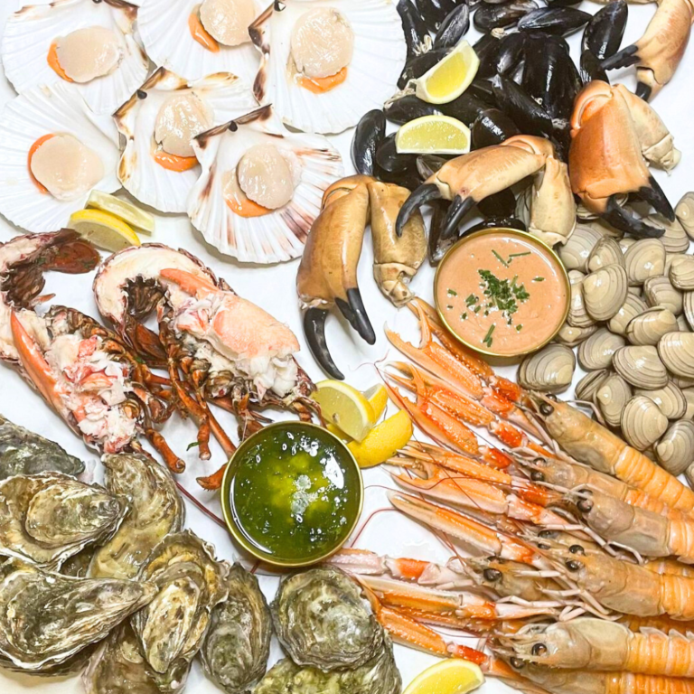 Fruit De Mer: Shellfish platter (4-6 people) - West Coast Sea Products Ltd - Wholesale Shellfish ...